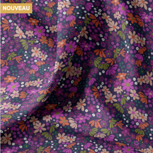 Coton Maria violet – L'univers de Mel'ine